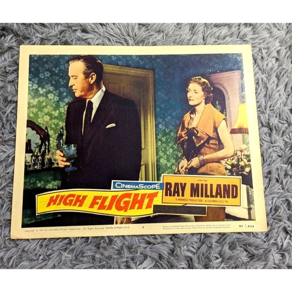 American Vintage | Art | High Flight 957 Lobby Card Movie Posters Cold ...